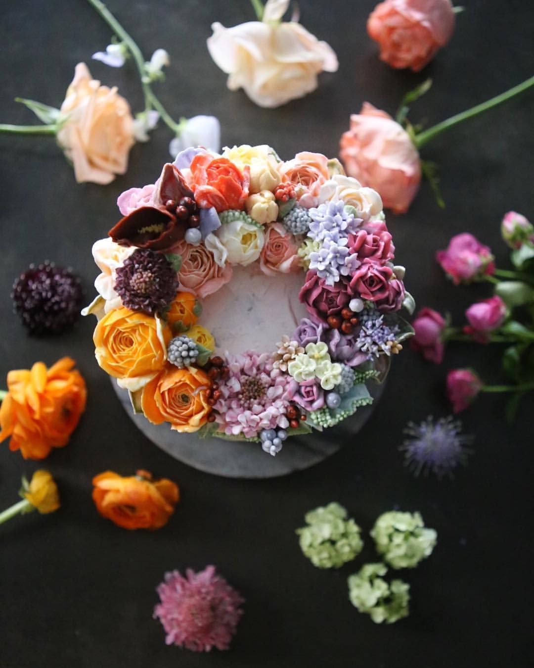 Amazing Buttercream Floral Cakes | Atelier Soo | BeautifulNow