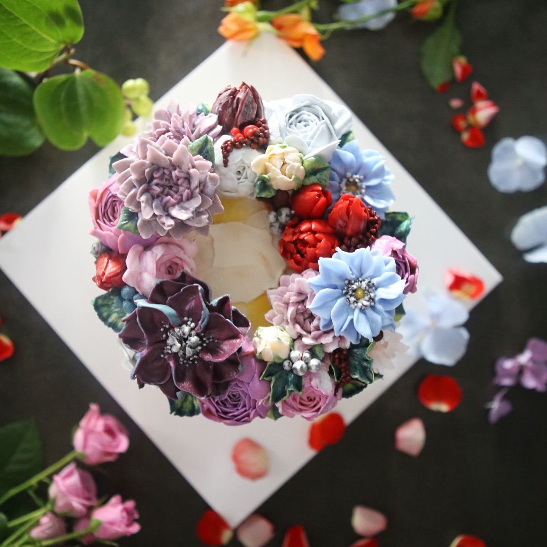 Amazing Buttercream Floral Cakes | Atelier Soo | BeautifulNow
