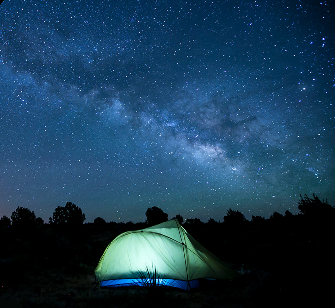 Sleep under starry skies here! | 10 Most Beautiful Dark Sky Campsites ...